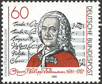 Georg Philip Telemann - Filatelissimo
